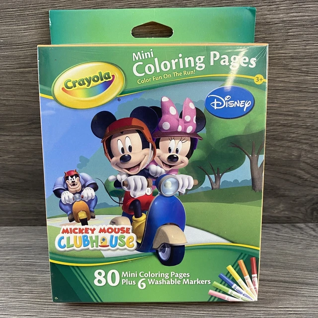 DISNEY PIXAR PLANES Crayola Mini Coloring Pages 80 Pages 6 Mini Markers ...