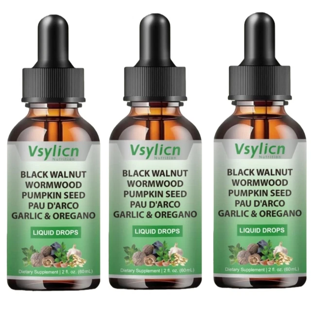 PARASITE DETOX & Cleanse | Powerful Wormwood, Black Walnut, Clove ...