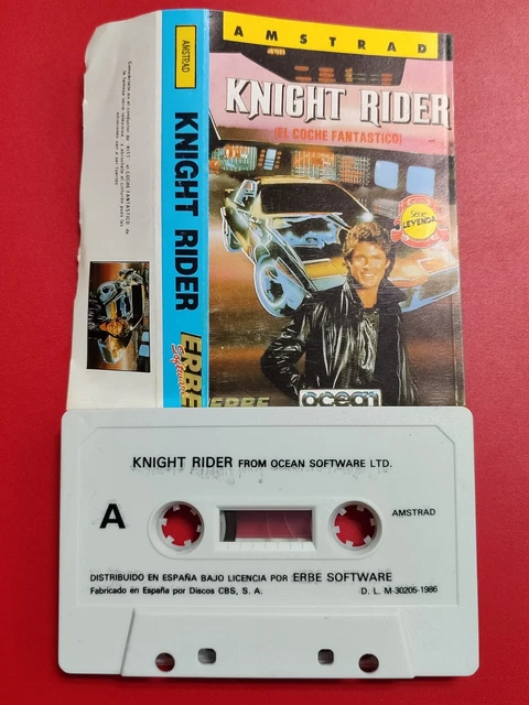 EL COCHE FANTASTICO Knight Rider David Hasselhoff Amstrad Cpc 464 664 ...