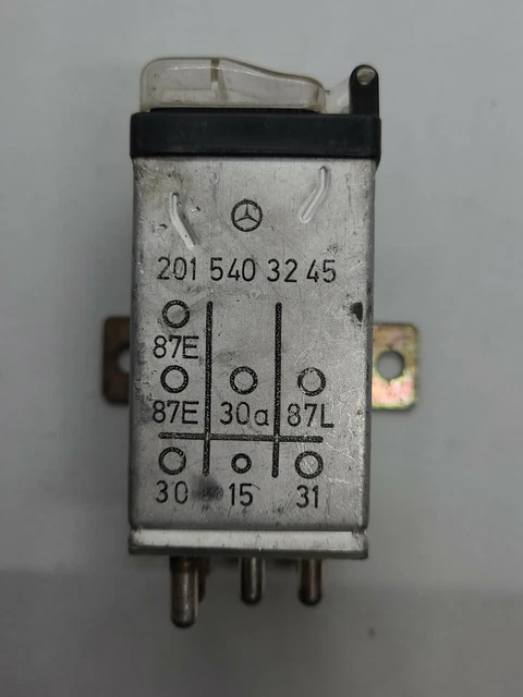 MERCEDES BENZ W201 W124 R107 Overload Protection Relay 2015403245 W/O ...