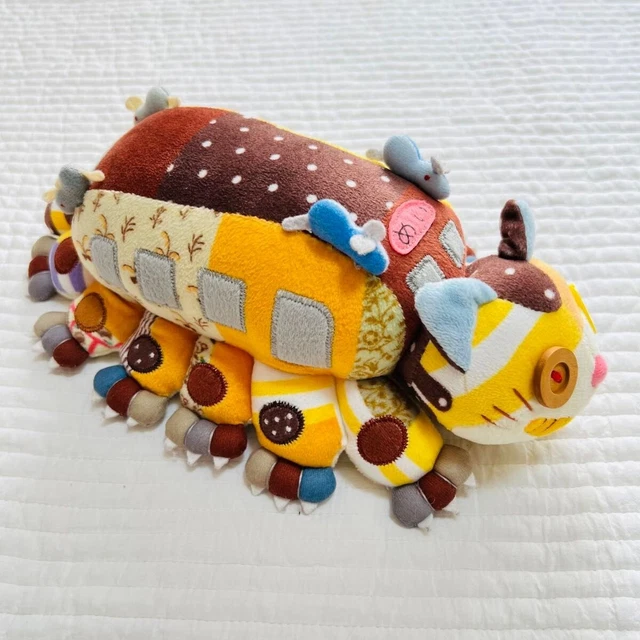STUDIO GHIBLI MY Neighbor Totoro Cat Bus Plush Toy Soft Stuffed Doll ...