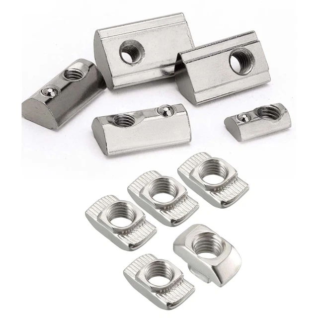 HAMMERMUTTER NUTENSTEIN NUT 6 8 10, M3 M4 M5 M6 M8 T-Nut Alu Profil EUR 4,85 - PicClick DE