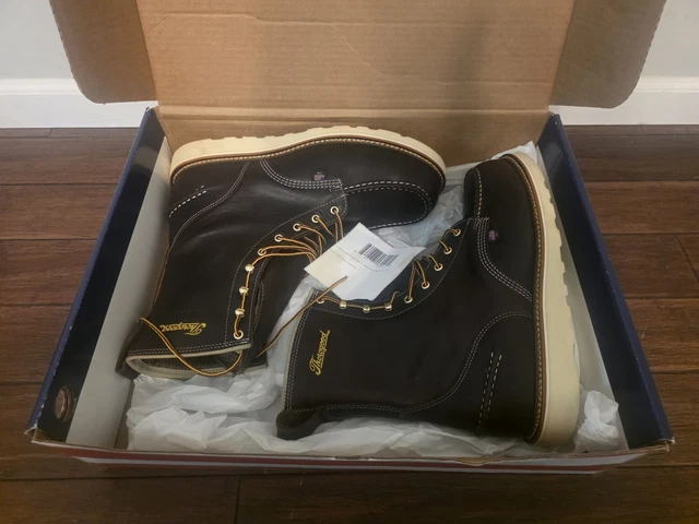 THOROGOOD AMERICAN HERITAGE Briar Pitstop 8″ MOC SAFETY TOE BOOTS ...