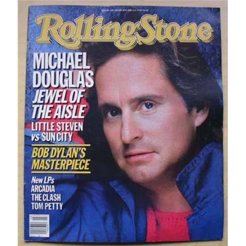 MICHAEL DOUGLAS ROLLING Stone No.465 Magazine Jan 16 1986 Michael ...