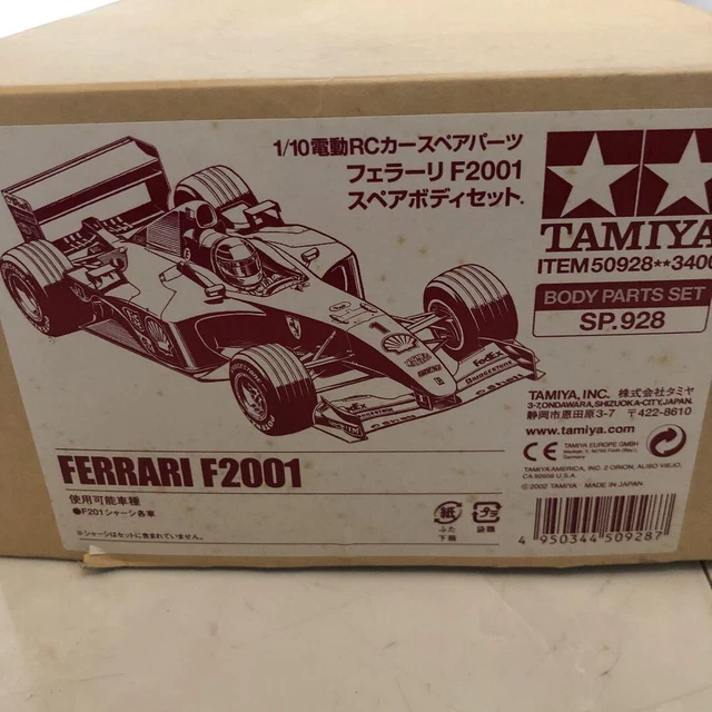FERRARI F2001 BODY parts Set échelle 1/10 radiocommande voiture SP.928 Tamiya... EUR 268,61 ...