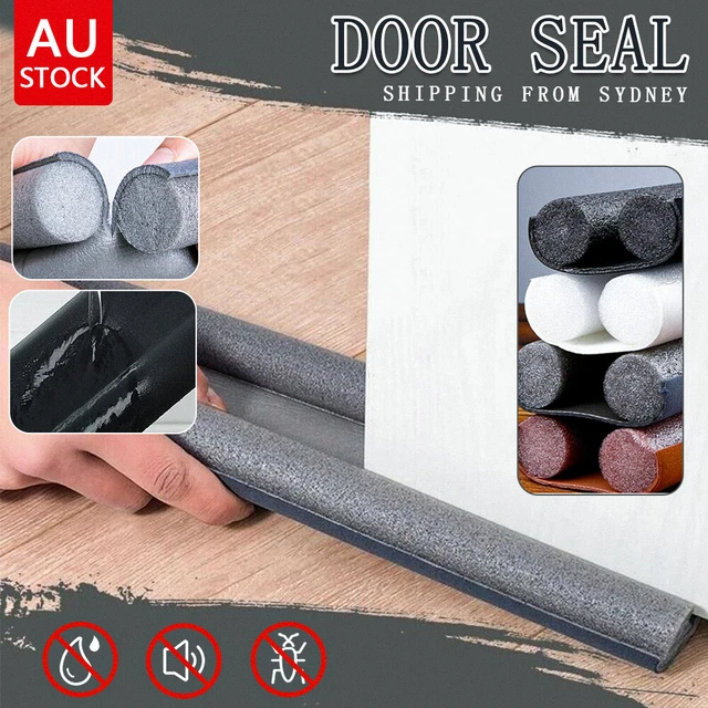 FLEXIBLE DOOR BOTTOM Sealing Strip Guard Wind Dust Threshold Seal Draft ...