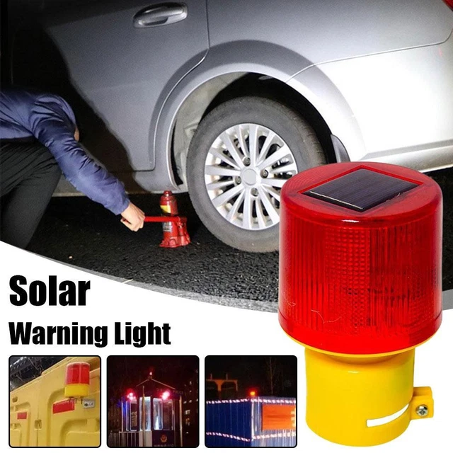 SOLAR CONSTRUCTION LIGHT Solar Powered Automatic Flashing 2024 Warning ...