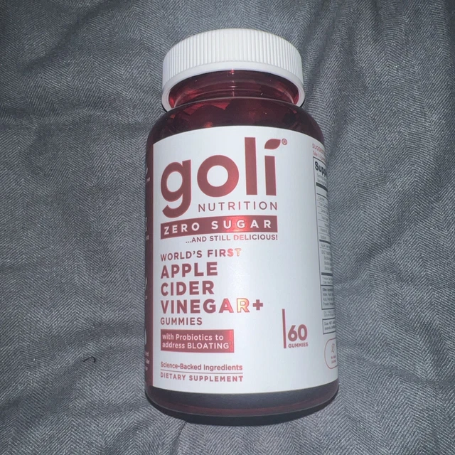 GOLI NUTRITION APPLE Cider Vinegar Gummies 60 Free Delivery UK Seller £ ...