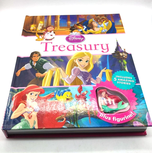 DISNEY PRINCESS STORY book 5 stories and a figurine Treasury by Disney ...