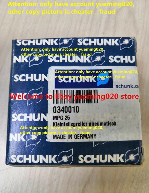 , SCHUNK MPG 25 0340010 MPG25 340010 Valve #A6-22* EUR 380,64 - PicClick DE