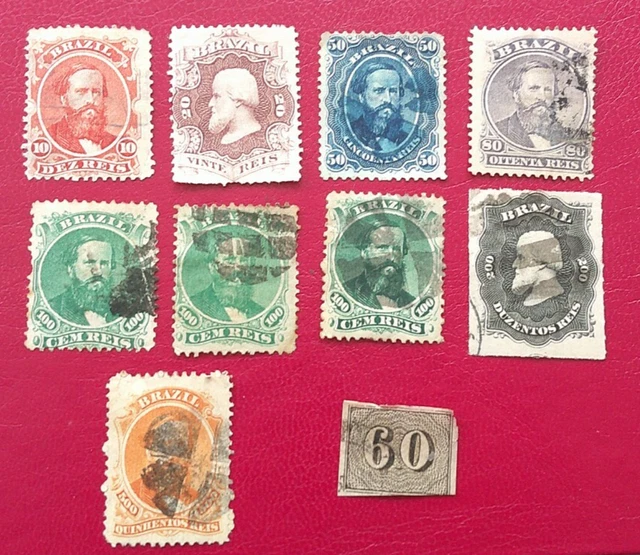 BRAZIL STAMPS 1850/1866. Very Fine Collection £4.87 - PicClick UK