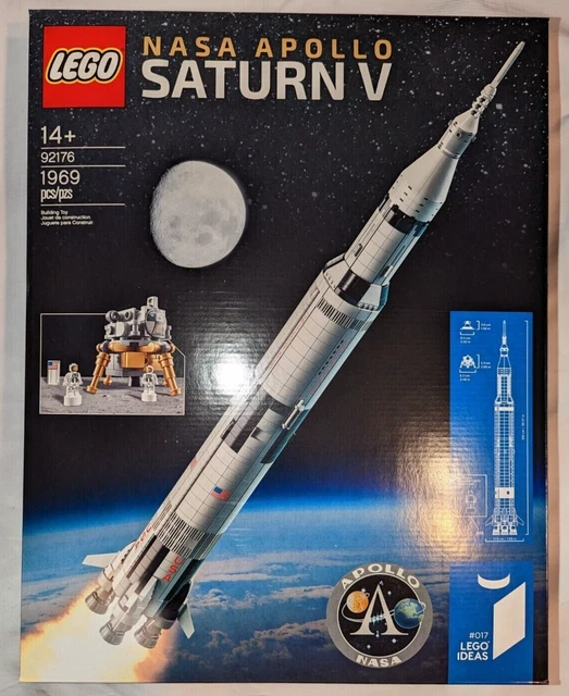 LEGO IDEAS NASA Apollo Saturn V Space Rocket 92176 Building Set 2020 ...