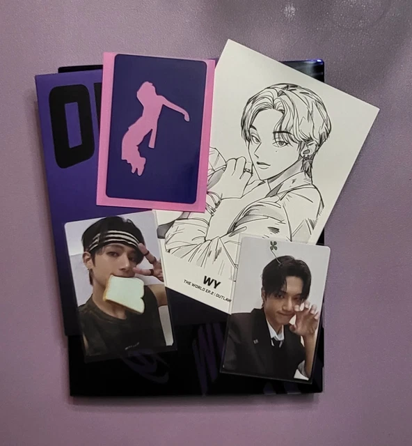 ATEEZ THE WORLD Ep 2 Outlaw A Version All Inclusions Wooyoung Pcs