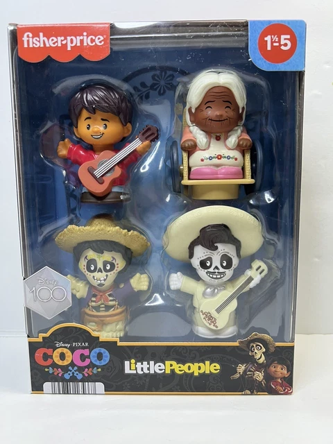 FISHER PRICE LITTLE People Disney Pixar Coco Figure 4 Pack Toy Miguel ...