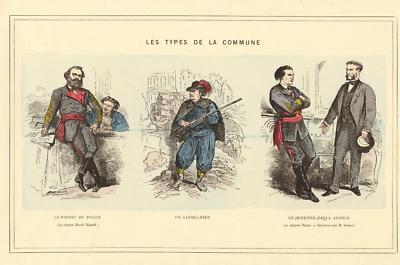 1875-BERTALL, PLANCHE COULEURS : TYPES DE LA COMMUNE 10 EUR 12,00 ...