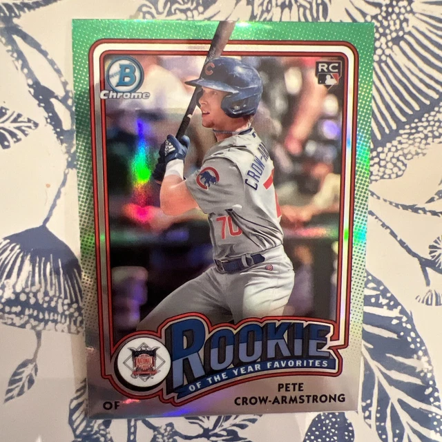 2024 BOWMAN CHROME #ROY-13 Pete Crow-Armstrong Rookie of the Year ...