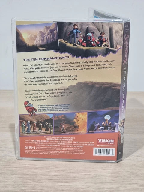 CBN SUPERBOOK: THE Ten Commandments Christian Animated Bible Stories ...