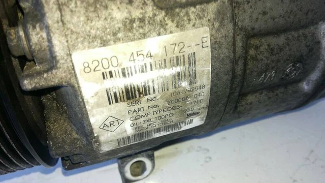 8200454172E COMPRESSEUR CLIM pour RENAULT TRAFIC II CAJA CHASIS 2.0 DCI ...