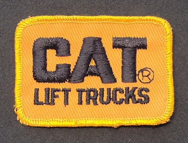 VINTAGE CATERPILLAR FORKLIFT Cat Lift Trucks Patch £12.46 - PicClick UK