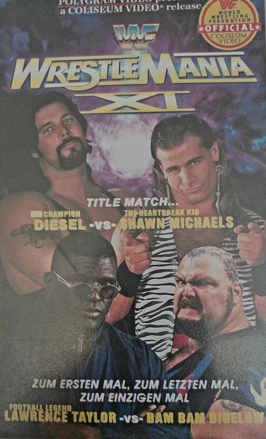 WWE*WWF*WCW*ECW*AEW*USWA*AAA*NJPW*TNA WRESTLING WRESTLEMANIA 11 PPV RAW ...