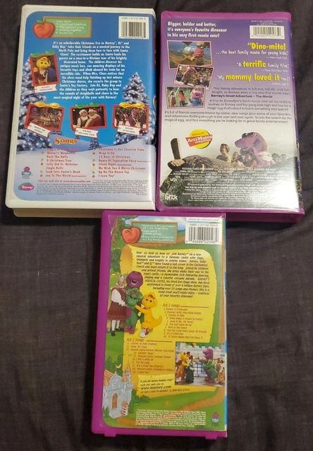 BARNEY CLAMSHELL VHS Lot of 3 EUR 22,50 - PicClick IT