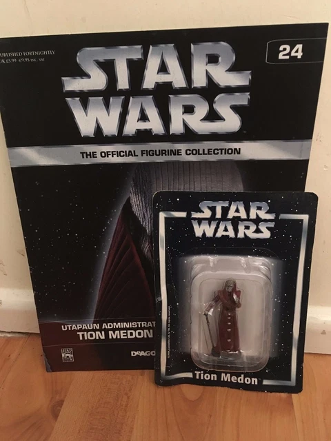 STAR WARS PRODUCTION 24 Tion Medon DeAGOSTINI Métal Figurine & Revue ...