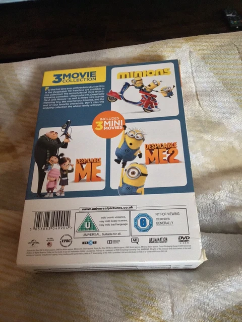 DESPICABLE ME 3 Movie Collection DVD Boxset £5.00 - PicClick UK