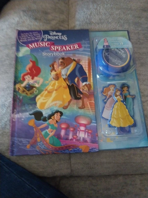 DISNEY PRINCESS MUSIC Speaker Storybook Song Little Mermaid Beauty ...