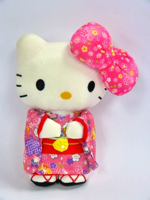 JAPANESE HELLO KITTY With Kimono Plush Toy - Sanrio - 22 CM Height ...