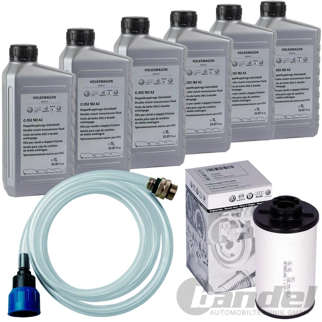 ORIGINAL VW DSG Filtre + 6L Transmission+Tuyau 6-GANG Oelwechselset ...