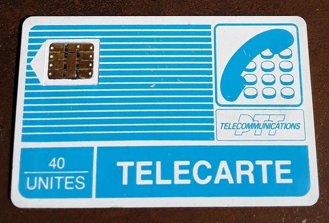 TÉLÉCARTE PYJAMA 1ER génération P.T.T. Telecommunications , 40 unités , Rare . EUR 10,00 ...
