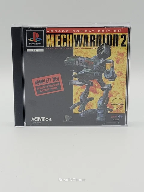 MECH WARRIOR 2 Arcade Combat Edition Ps1 Playstation 1 CIB ...