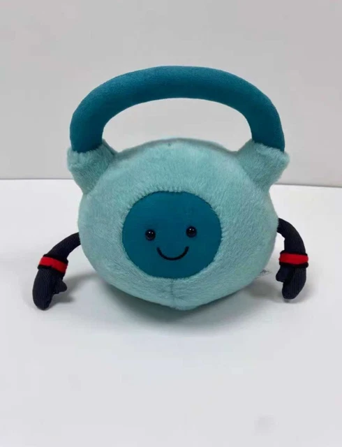 JELLYCAT AMUSEABLES KETTLEBELL Plush Toy soft brand new fitness gift ...