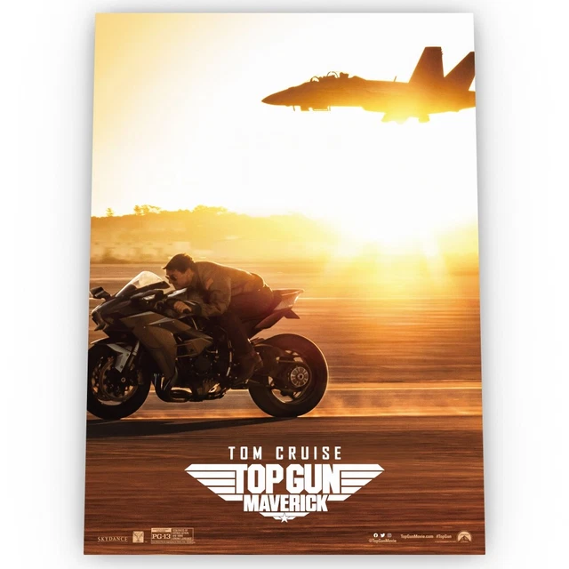 TOP GUN MAVERICK Movie Poster Satin High Quality Archival Stunning A1 ...