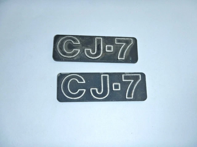 JEEP CJ CJ7 Emblem Logo Name Plate Decal Pair FREE SHIPPING EUR 56,65 ...