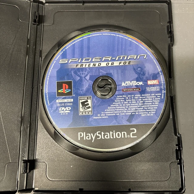 SPIDER-MAN: FRIEND OR Foe (Sony PlayStation 2, 2007) disque uniquement ...