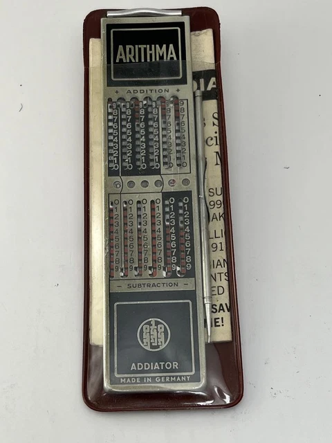 VINTAGE ARITHMA ADDIATOR - The World's Smallest Precision Adding ...