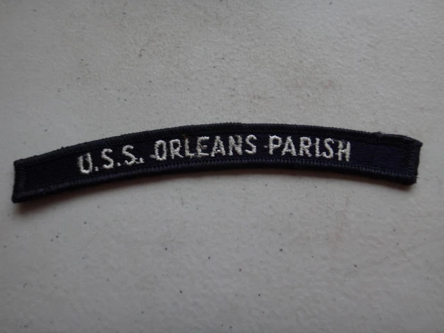 VIETNAM GUERRE ÉTATS-UNIS Marine Rocker Patch Uss Orleans Paroisse EUR ...