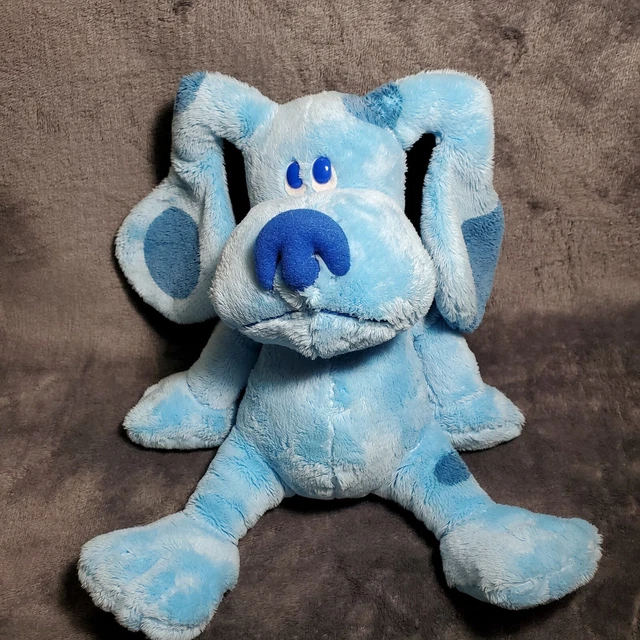BLUE'S CLUES PLUSH Blue TY Beanie Buddies Doll Toy 2006 12" Long / 8 ...