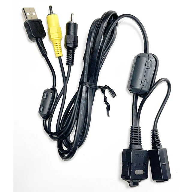 GENUINE SONY VMC-MD1 Multi-Use Terminal Cable USB & AV P200 DSC-H7 DSC ...