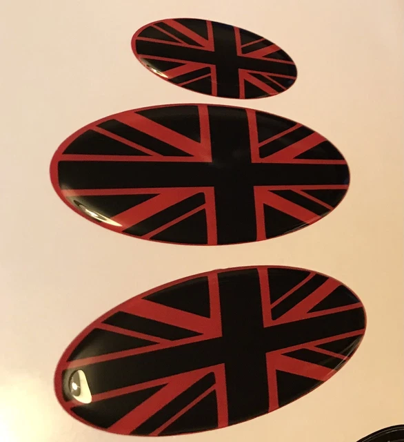FORD FOCUS MK4 ST LINE Gel Badge Overlay Full Set Black & Red Gloss ...