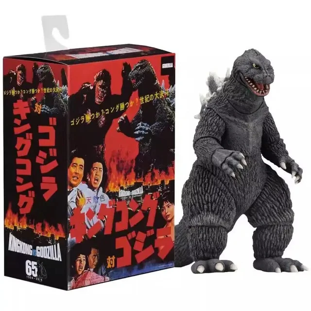 FIGURINE GODZILLA NECA Film vs King Kong 1962 movie Collection Kaiju ...
