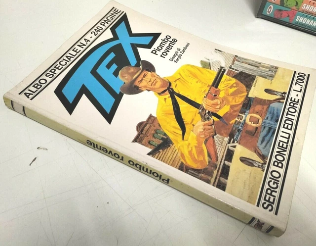 ALBO SPECIALE TEX-TEXONE # 4- Piombo Rovente-Sergio Zaniboni -Originale ...