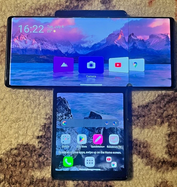 LG WING 5G LM-F100VM 256GB 8GB Ram Unlocked Smartphone £125.00 ...