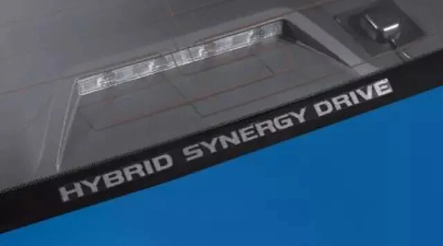 GENUINE TOYOTA GRAPHICS Window Hybrid Synergy Drive Logo PT747-00072 ...