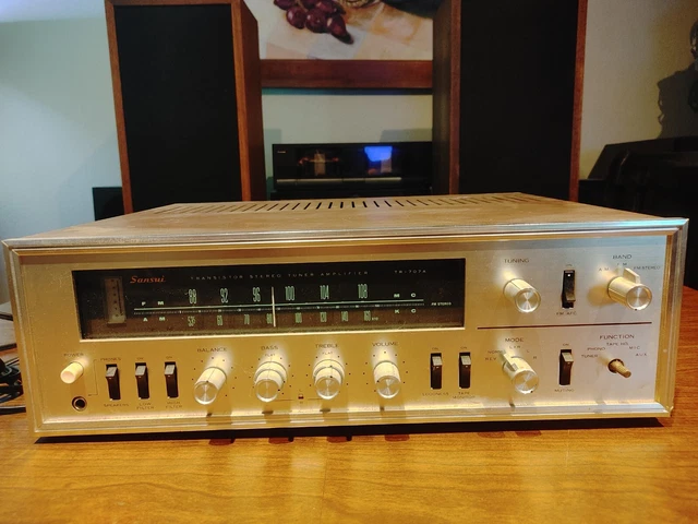 VERY EARLY VINTAGE Sansui Solid State Receiver Model TR 707A For ...