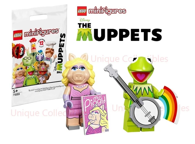 LEGO 71033 THE Muppets Minifigure Miss Piggy & Kermit CMF Bundle Brand ...