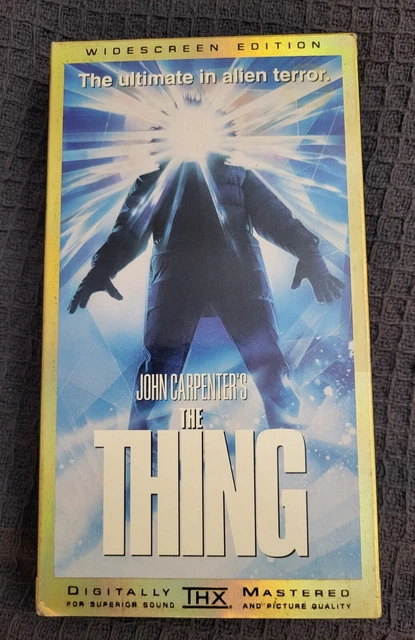 JOHN CARPENTER KURT Russell The Thing Horror VHS Film Widescreen ...