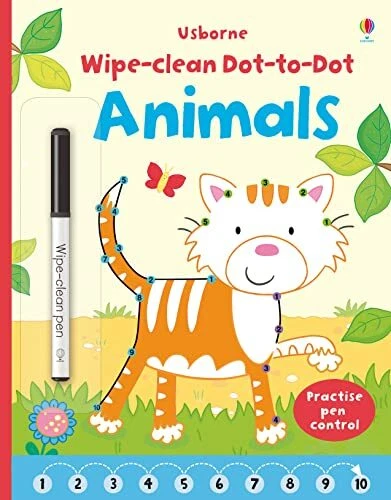 WIPE-CLEAN DOT-TO-DOT ANIMALS-KATRINA Fearn EUR 4,20 - PicClick FR