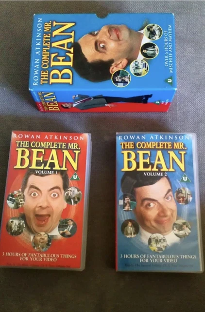 THE COMPLETE MR BEAN VHS Collection Volumes 1 + 2 Boxset (RARE) 90s ...